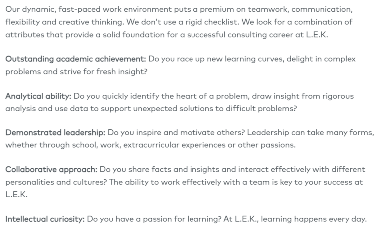 All about the LEK Consulting Recruitment Process - Career in Consulting