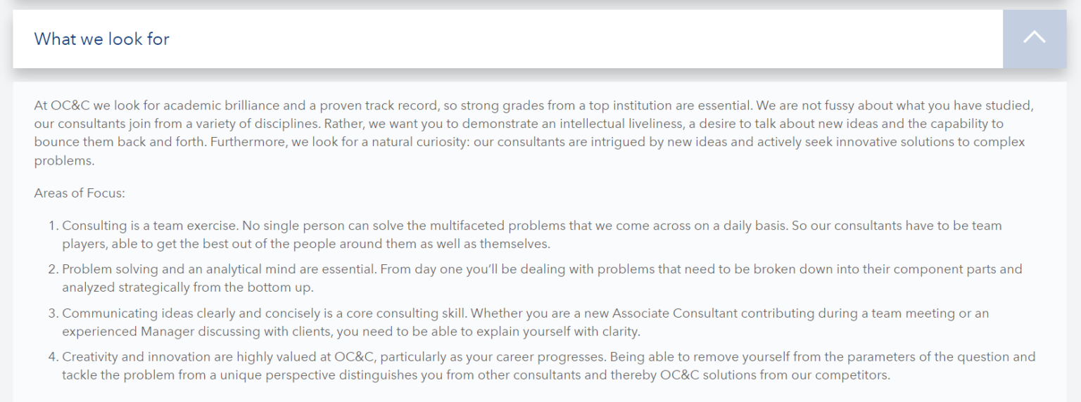 All about the OC&C recruitment process - Career in Consulting